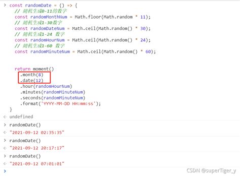 Javascript Momentjs随机生成指定日期或时间js 随机时间 Csdn博客