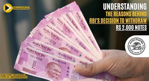 Understanding The Reasons Behind Rbis Decision To Withdraw Rs 2000 Notes