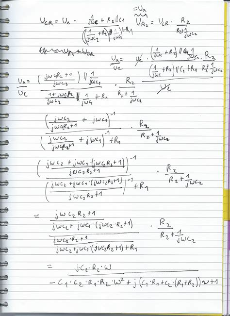 Filter Transfer Function Of A Bandpass Electrical Engineering Stack