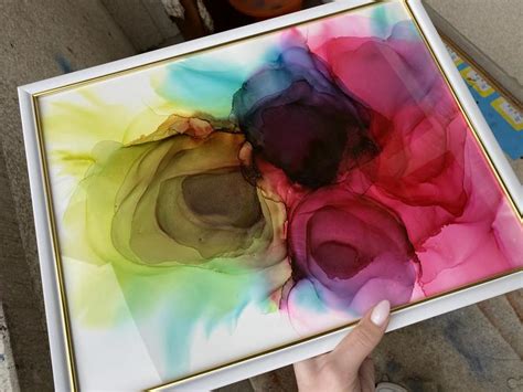 Картина алкогольными чернилами — цена 400 грн в каталоге Картины Купить товары для дома и быта