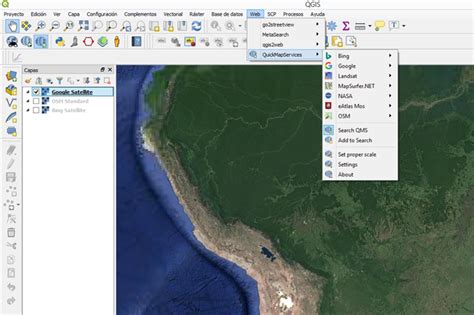tutorial de instalación del plugin quickmapservices en qgis 3 0