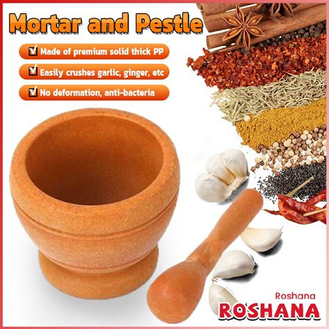 Multifunctional Spices Manual Grinder Pestle Bowl Household Minced Tool