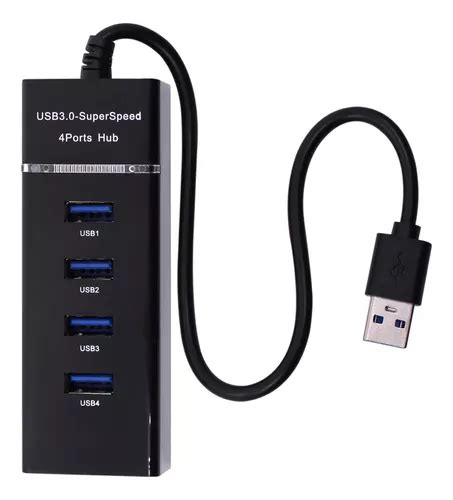 Extensor 4 Portas Hub Cabo Usb 3 0 High Pen Drive Speed Hd