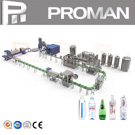 Water Purification System Filling Packaging Labeling Water Production