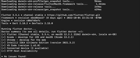 Tools `flutter Doctor` During Upgrade Doesnt Show Validation Colors · Issue 86007 · Flutter