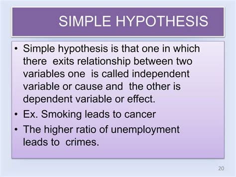 3 Hypothesis Ppt