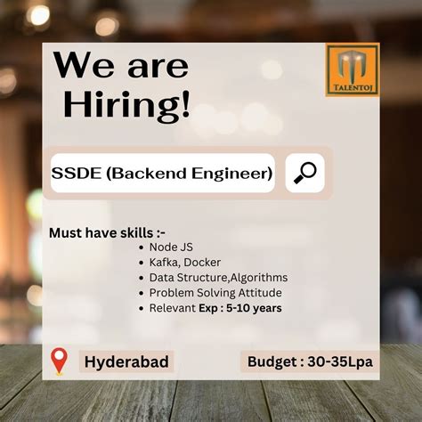 Talentoj On Linkedin Hyderabad Backenddevelopers Javadeveloper