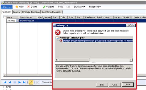 Understanding The Product Validation Process In Dynamics Ax 2012