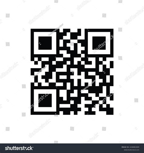 Qr Code Icon Scan Code Sign Stock Vector Royalty Free Shutterstock