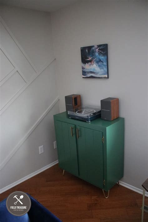 Diy Record Player Console Table Field Treasure Designs