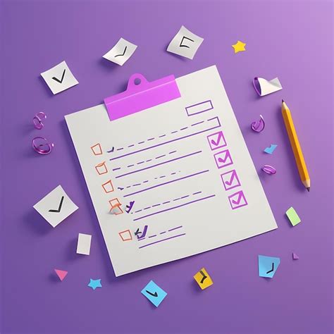3d Notes With Check Mark Generative Ai Premium Ai Generated Image