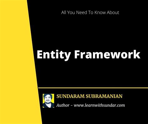 What is Entity Framework – Learn With Sundar