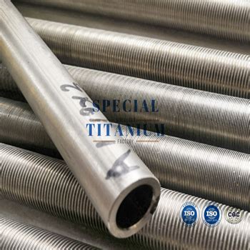 Top Quality Titanium Threaded Finned Tube For Heat Transfer At