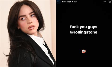 Billie Eilish Ripped Into Rolling Stone For Leaking Her Track List