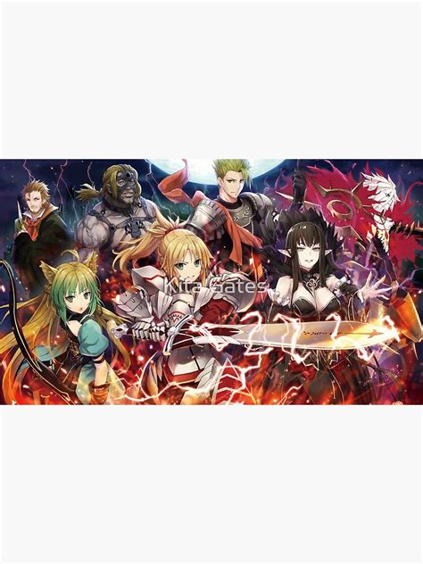 Fate Grand Apocrypha Servants Poster For Sale By Kitakittygates
