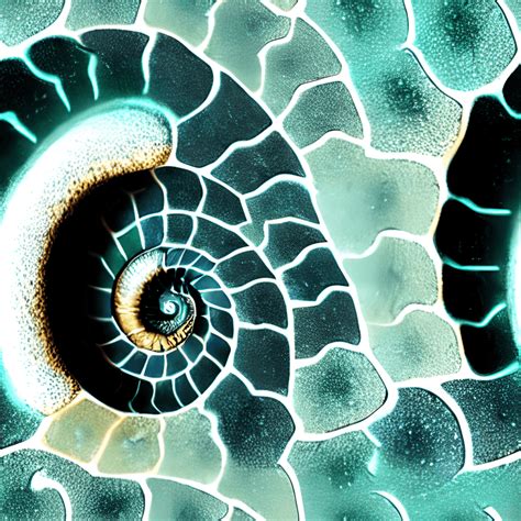 Fibonacci Stone Snail Wallpaper Colorful Blue Gray Green 3d Pattern Fibonacci Stone Snail Wallpaper Colorful Blue Gray Green 3d Pattern