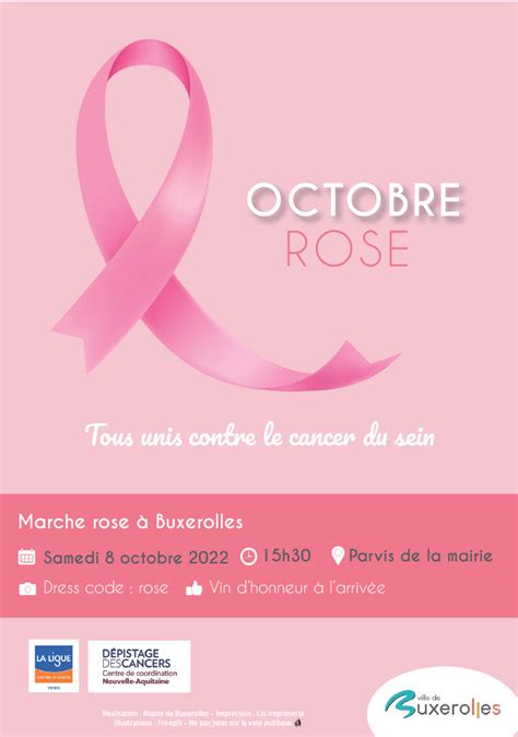 Marche Dans Le Cadre Doctobre Rose 2022 Ville De Buxerolles 86