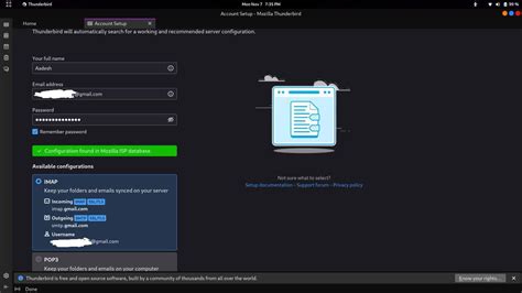How To Install Setup And Use Thunderbird E Mail Client Linuxfordevices