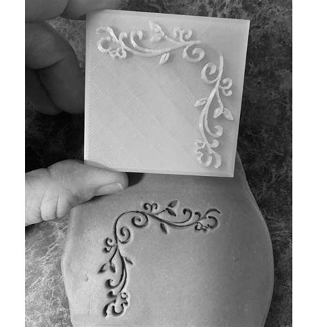 Vine Border Soapstampsandstuff