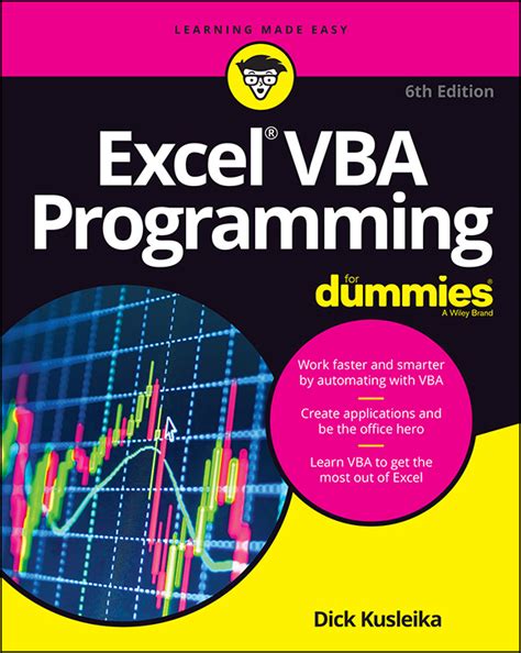 Cover Excel Vba Programming For Dummies 6th Edition Book