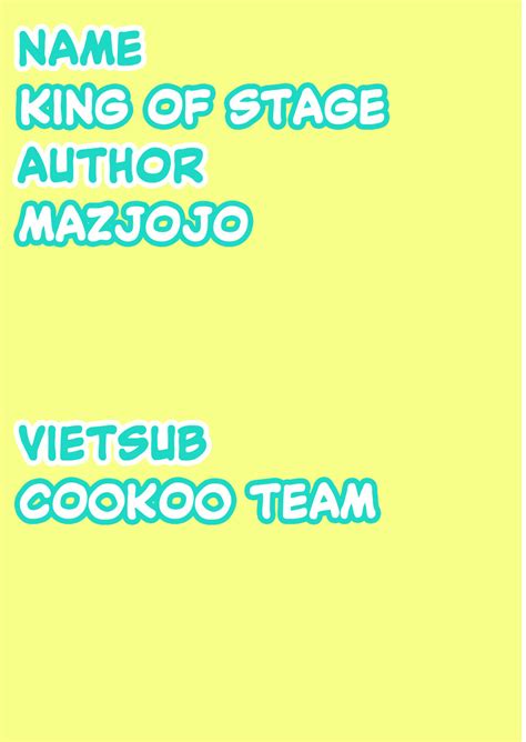 VIE Mazjojo Black Monkey Pro Vua Sân Khấu Read Bara Manga Online