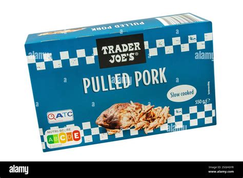 Hamburg Germany February 7 2025 Pulled Pork Trader Joe S Isolated On White Background Stock