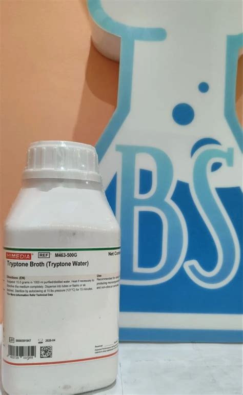 Tryptone Broth Tryptone Water Packaging Size Plastic Bottle At