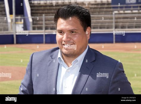 City Of Compton Councilman Isaac Galvan Attends Los Angeles Dodgers Dreamfields Project Ribbon
