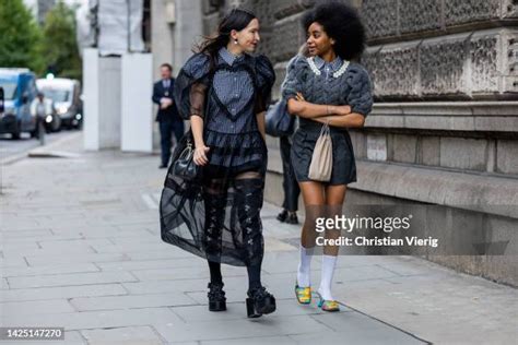 Flared Skirt Dress Black Photos And Premium High Res Pictures Getty