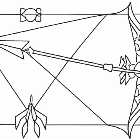 Desenhe E Colora Arcos E Flechas Uma Atividade Divertida Para Crianças
