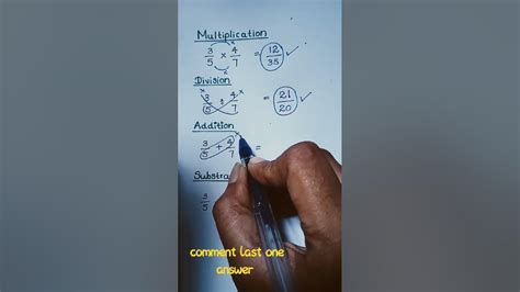 Basic Maths Calculations 🫰🔢🖊️ Maths Mathstricks Basicmaths Shorts