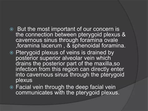 Venous Drainage Of Head Neck And Face Pptx