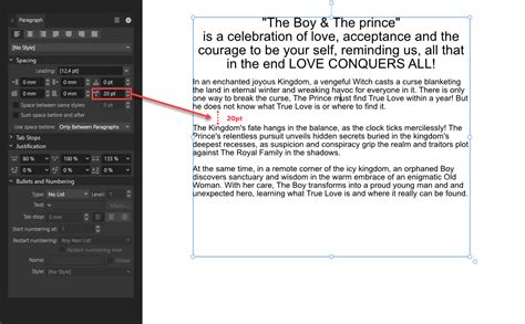 Paragraph Spacing Seems Unadjustable In Frame Text Tool In AD Affinity On Desktop Questions