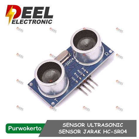 Jual Sensor Ultrasonic Sensor Jarak Hc Sr04 Distance Measuring Sr04