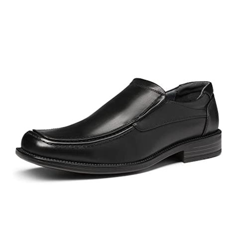 Bruno Marc Mens Goldman 02 Slip On Leather Lined Square Toe Dress