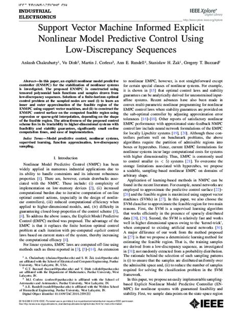 Pdf Support Vector Machine Informed Explicit Nonlinear Model