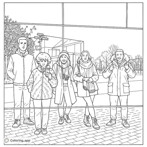 Urban Coloring Pages Printable 2025