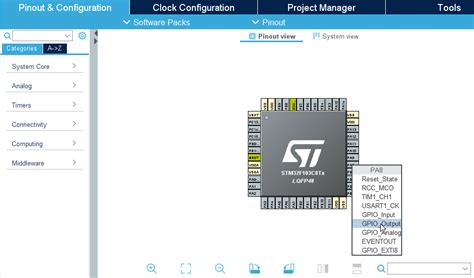 stm32 обработка прерывания по изменению уровня ножки gpio arm