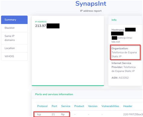 how to check if a domain ip and email is safe with synapsint itigic