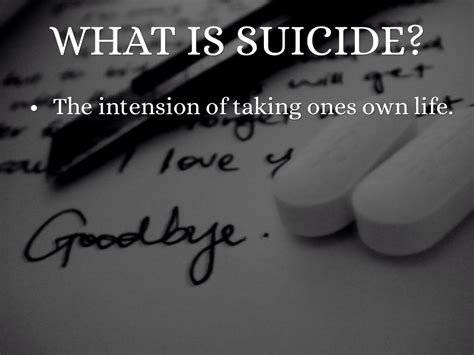 Committing Suicide Isnt The Answer