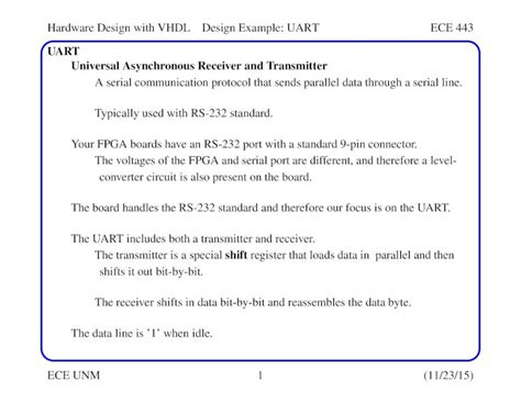 pdf uart documentation and vhdl code dokumen tips