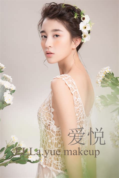森系梦幻新娘造型 来自爱悦新娘造型客照案例 婚礼精选