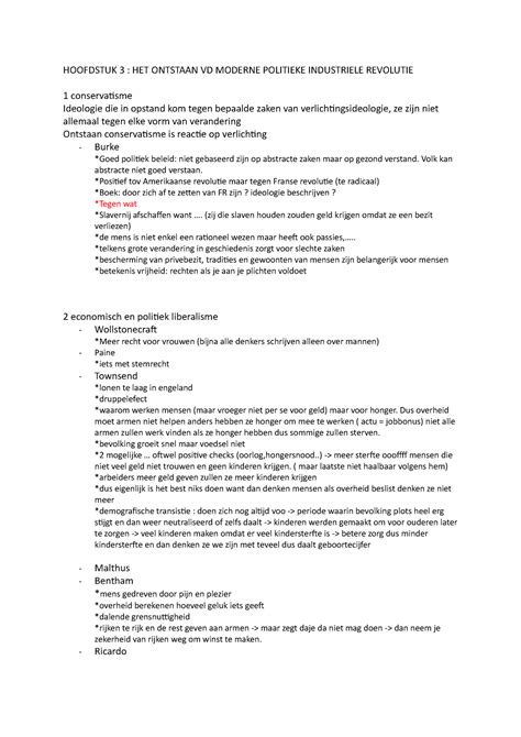 Hoofdstuk 3 Brol HOOFDSTUK 3 HET ONTSTAAN VD MODERNE POLITIEKE