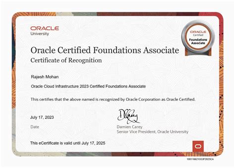 rajesh mohan on linkedin oraclecloudinfrastructure oci oracle