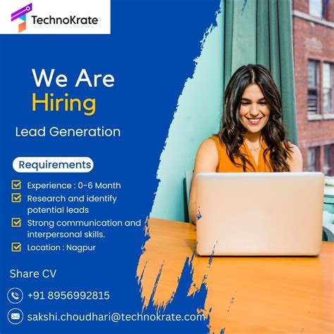 Sakshi Choudhari On Linkedin Job Title Lead Generation Specialist Company Talentrise