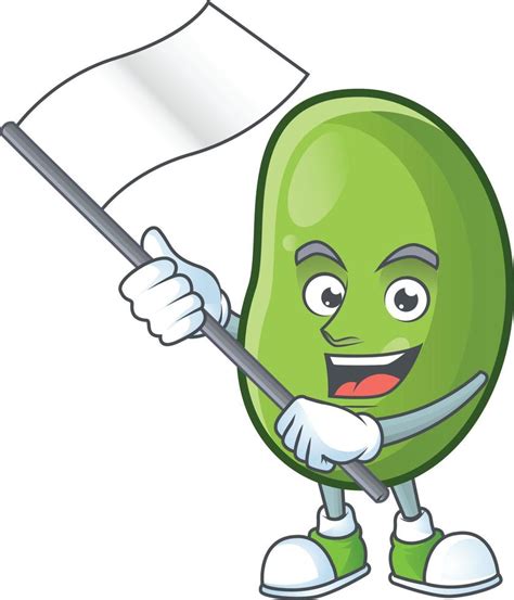 Green Beans Cartoon Character Style 19830454 Vector Art At Vecteezy