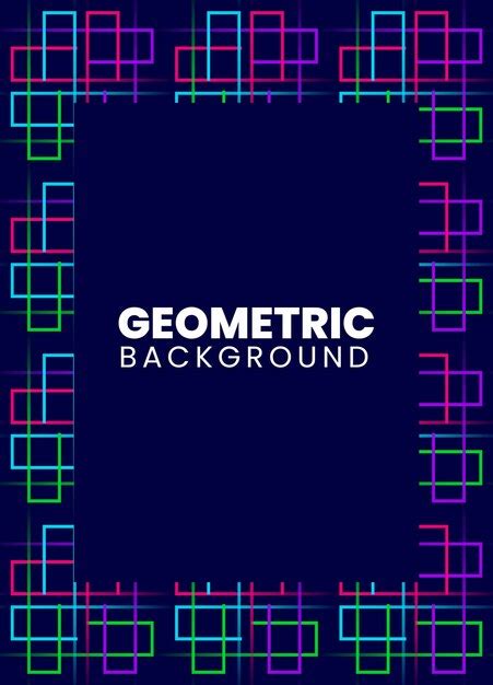 Premium Vector Colorful Geometric Pattern Background