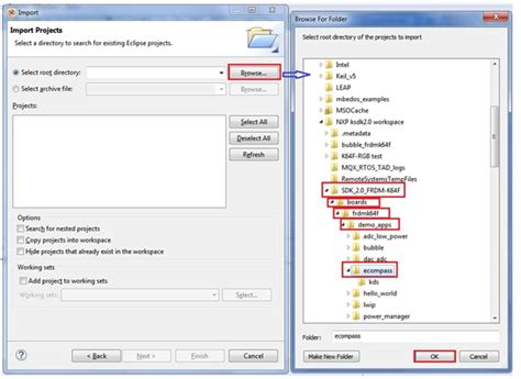 Importing Project From Kinetis Sdk20 How To Import The Existing Project From Kinetis Sdk And