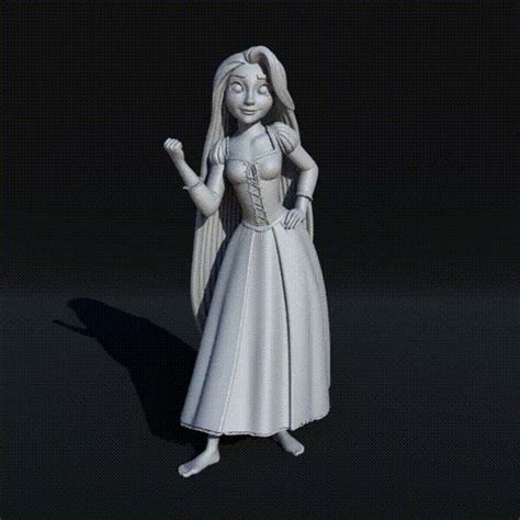 👸 Rapunzel・ Stl File For 3d Printing・cults