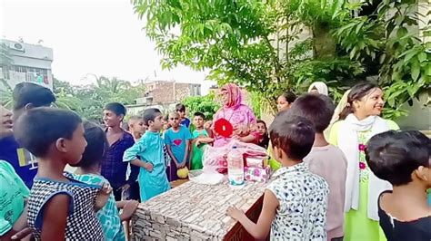 রোজিনা আপার আজব খেলা। বাচ্চাদের বস্তা লাফ। সবাই শেষ পর্যন্ত দেখবেন